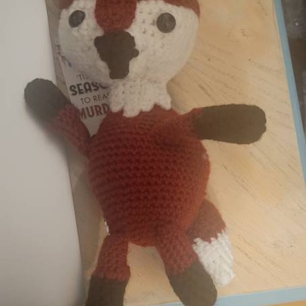 CROCHET PATTERN Lucy the Fox Crochet Amigurumi Stuffed Sitting Forest ...