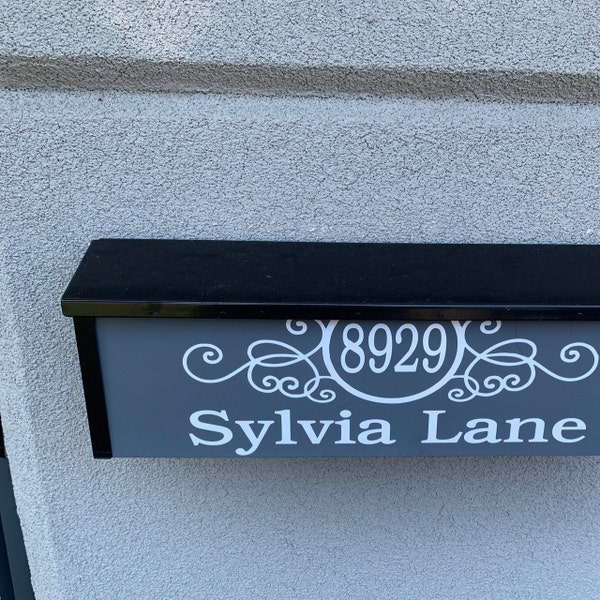 Mailbox Decal | Custom Mailbox Decal | Address Decal | House Number ...
