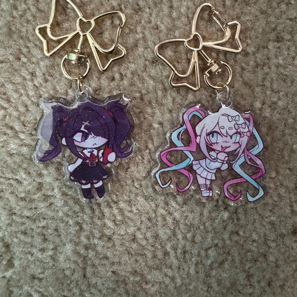 Needy Streamer Overload 2" Glitter Epoxy Charms - Etsy