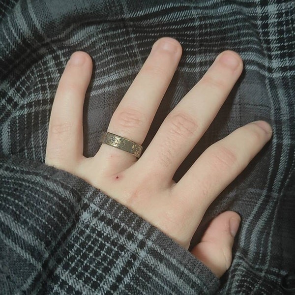 Rose Gold Tungsten Circuit Board Wedding Band, Computer Science ...