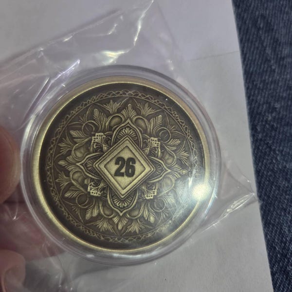 NA Medallion Coin Customized Years or Days Clean – Narcotics Anonymous ...