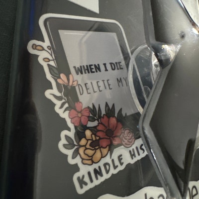 Just One More Chapter Skeleton Reading Sticker Ideal Gift for Book ...