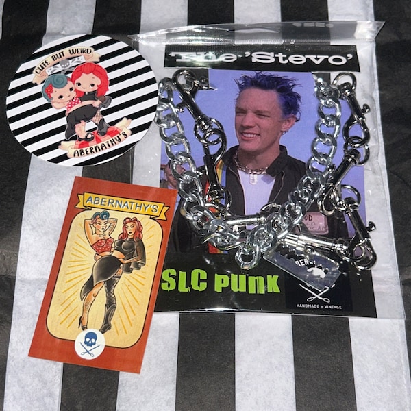 Raised by Movies Replica SLC Punk! the "stevo" Handmade Cosplay Costume ...