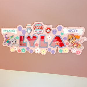 Barbie Name Sign Triple Layered Name Acrylic Wall Plaque Barbie Custom ...
