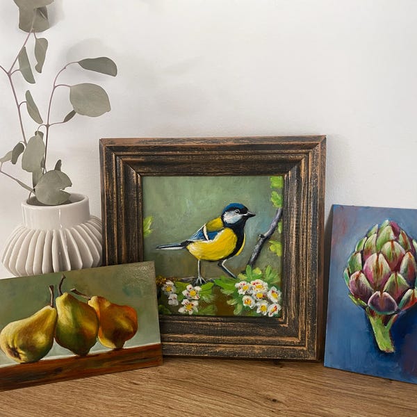 Still Life, Oil Painting, Wall Art, Fine Art, Gift, Art for Kitchen,old ...