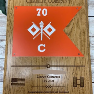 Any Army Unit Guidon Flag on 9x12 or | Etsy