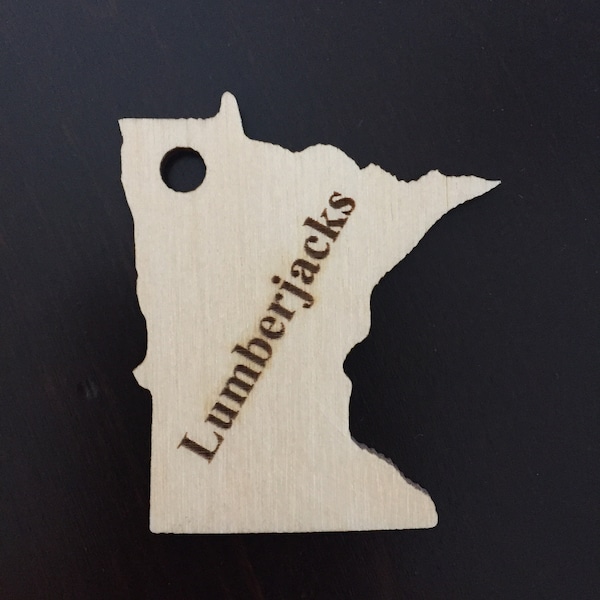 Minnesota MN State Crafty - Laser Cut Unfinished Wood Cutout Craft ...