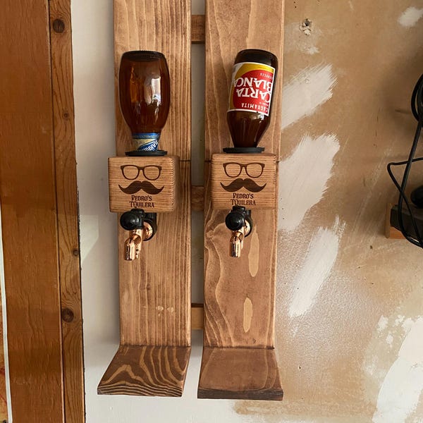Personalized Whiskey Gift Set Liquor Dispenser, Wall Mounted Whiskey ...