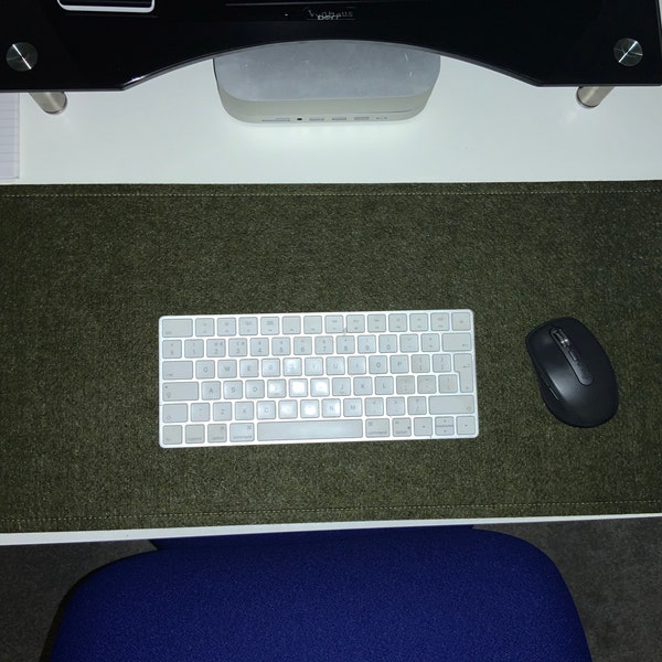 Gray Desk Pad/ Felt Mat / Laptop Mat / Desk Mat / Different Sizes Mat ...