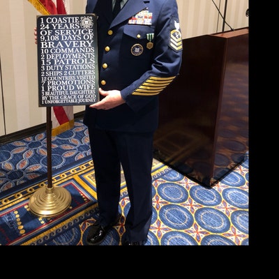 Navy Service Sign Personalized Military Retirement Armed Forces Retiree ...