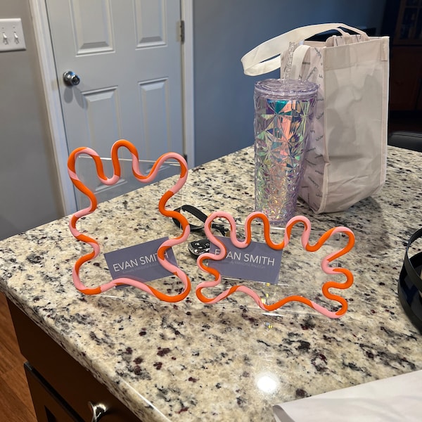 Luxe Squiggle Frame (table Top) - Etsy