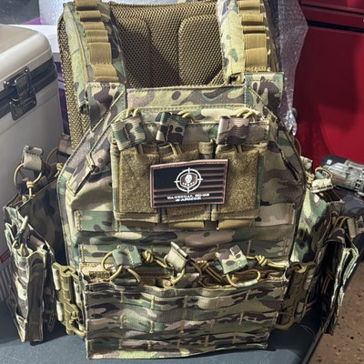 AR500 Level III Tactical Bulletproof Plate Carrier W/ Single-curve ...