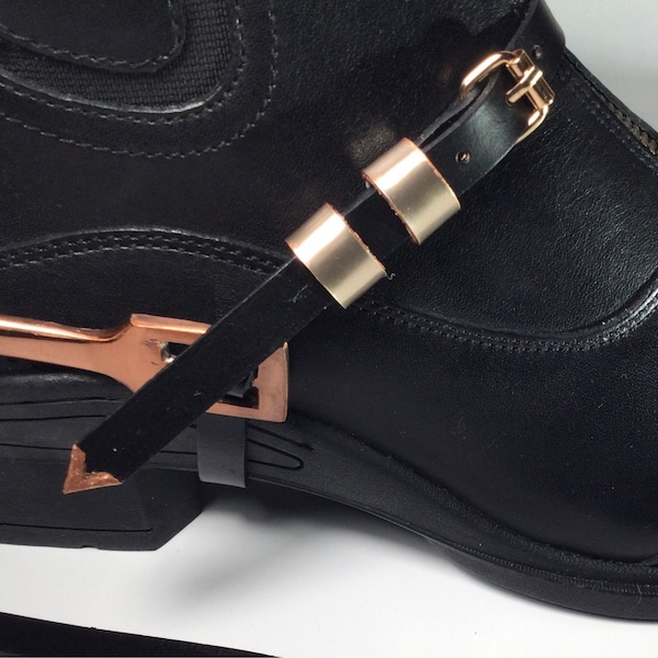 10mm Flat Leather - Black - L10F-1 - Choose Your Length - Etsy