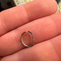 Moon Phases Septum Ring, Septum Piercing, Rose Gold Septum Ring 14g, Dainty Septum Jewelry, Tiny ...