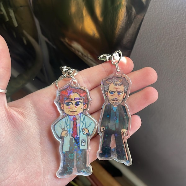 3 Inch House MD Greg House James Wilson Holographic Acrylic Charm ...