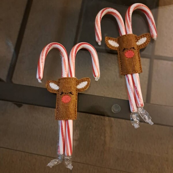 Candy Cane Holders, Reindeer, Teacher Gifts, School Gifts, Stocking ...