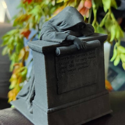 3D Printed Baby Sleeping or Post Mortem, Grave Marker A Duplicate of a Real Life Headstone. MADE ...