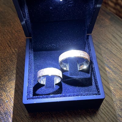 Koi Fish Ring ,lotus Mens Band Ring, Japanese Kanji Ornamental Wedding ...