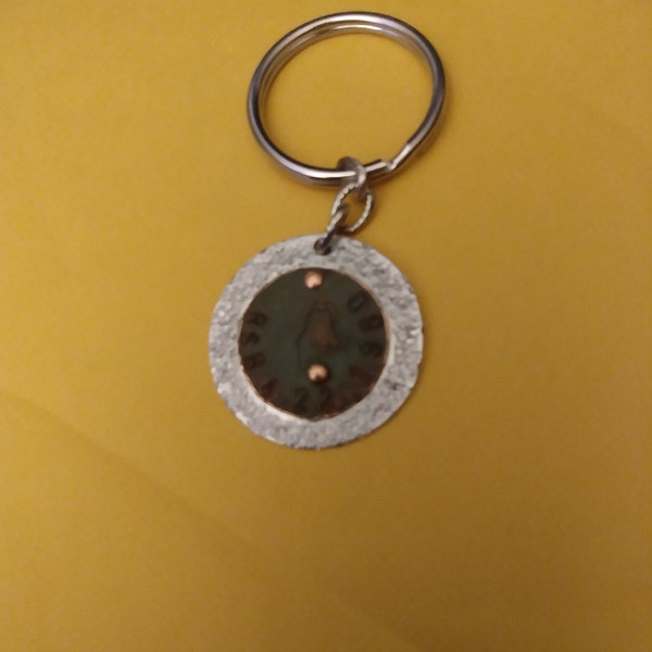 Etched Repurposed Brass Bullet Casing Keychain for Him or Her ...