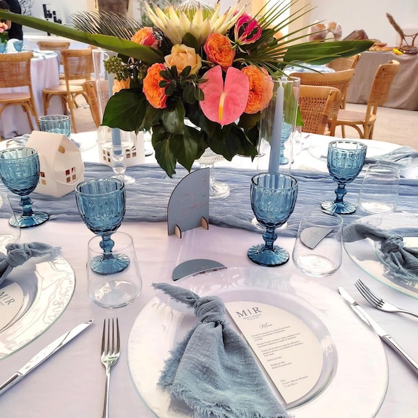 Wedding Table Numbers, Wedding Decorations for Table, Rustic Table ...