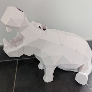 Wild Boar Paper Craft Digital Template Origami PDF Download - Etsy