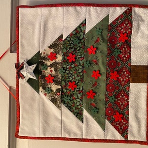 Evergreen Quilt Block Pattern, Tree Block Traditional Piecing, Quilted ...