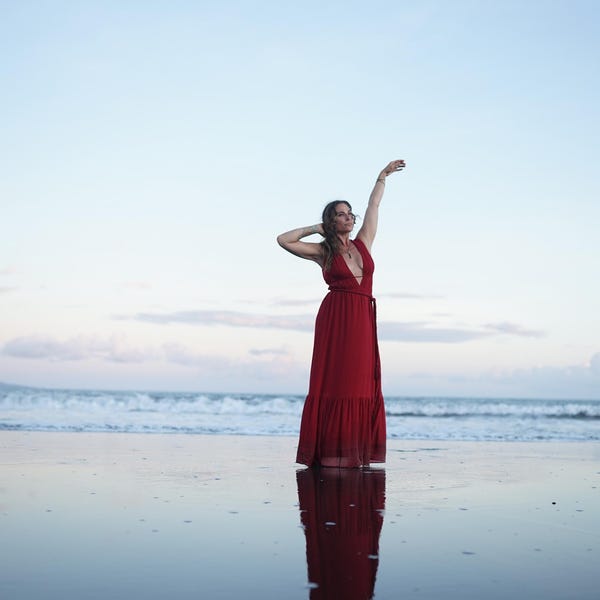 RED GODDESS DRESS ꧁kayame꧂ Greek Goddess Dress • Boho Wedding Dress ...