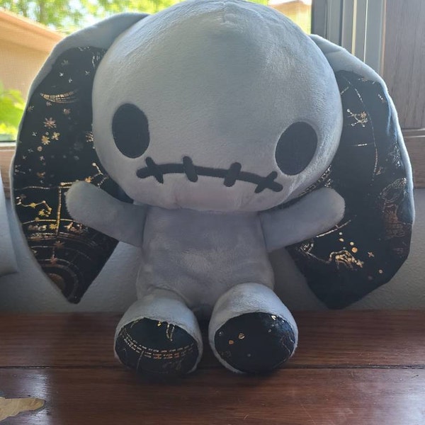 Blue Celestial Zombunny Plush - Etsy