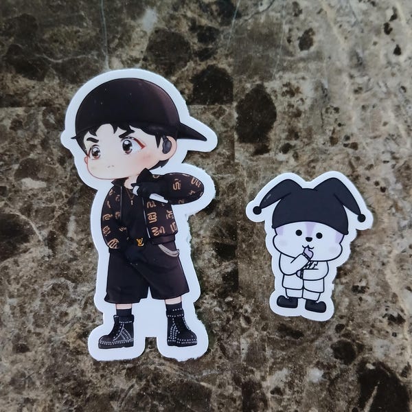 Jhope Paris Gala Mic Drop Waterproof Sticker | Hobi, Hobicore ...
