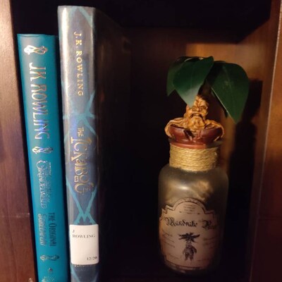 Mandrake Root Herbology Magic Potion Glass Bottle Inspired - Etsy UK