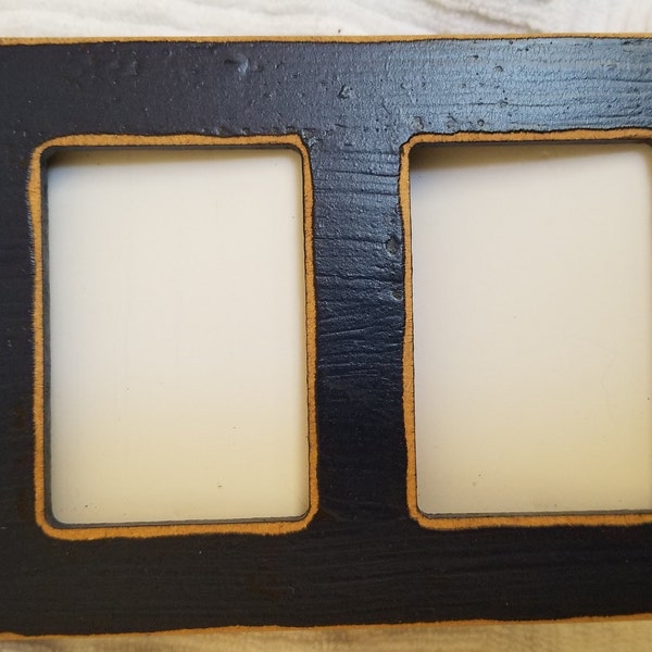 Collage Multiple Opening Picture Frame With 5 Openings 2-1/2"x3-1/2 3x3 ...