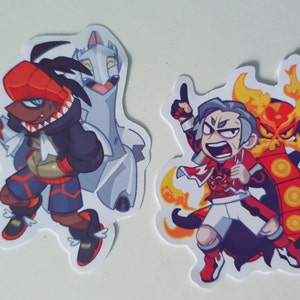 Sword and Shield Stickers | Etsy