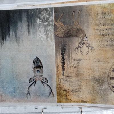 Rice Paper for Decoupage Single A4 Sheet Medieval Christmas - Etsy