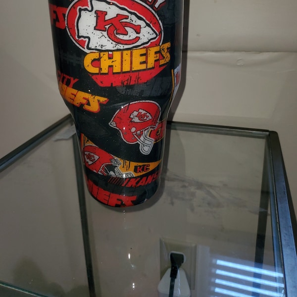 NFL KANSAS City CHIEFS Vintage Retro Print #2 100% Cotton Fabric ...