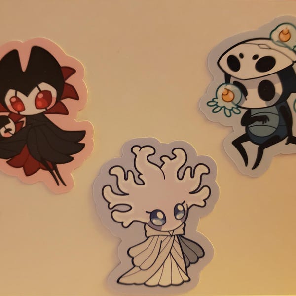 Hollow Knight Inspired Vinyl Stickers | Little Hallownest - Etsy