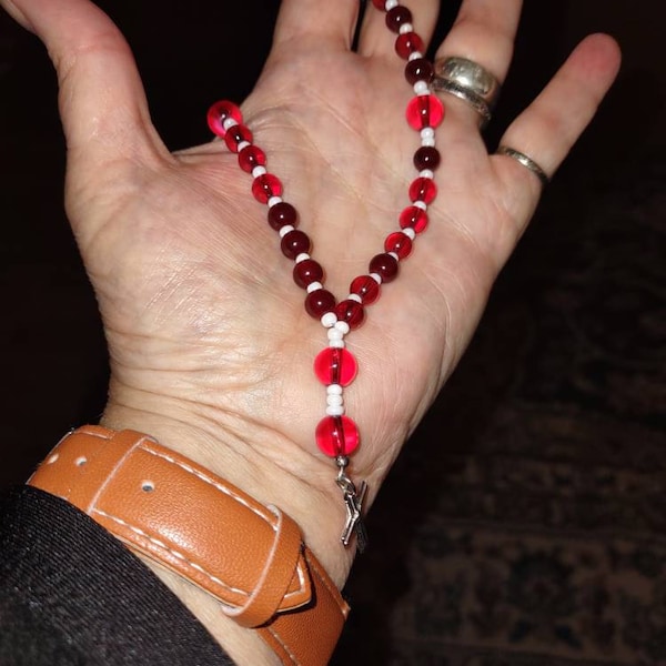 Episcopal Prayer Beads Handmade Green Aventurine or Amethyst Beads ...