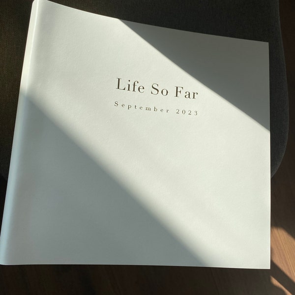 Handmade and Personalised Large Leather Photo Album - Etsy