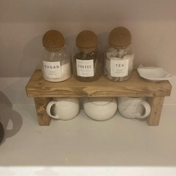 Worktop Riser/worktop Shelf/space Saver Hand Crafted From Reclaimed ...
