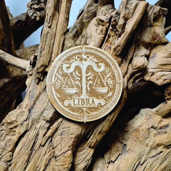 Engrave Ready Photo of Libra Zodiac - Etsy