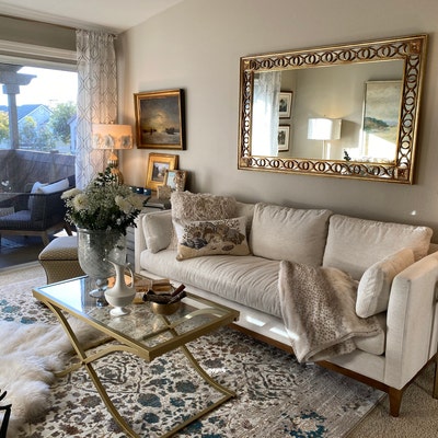 Original, Natural GIANT Rug X 50 X 30 White Genuine Natural Sheepskin ...