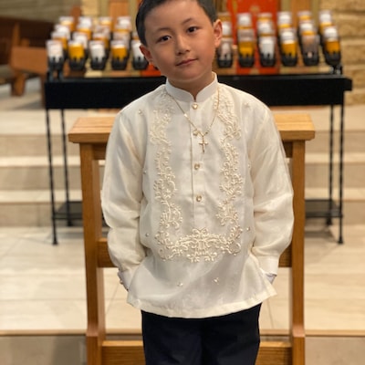 FILIPINIANA ALAMPAY EMBROIDERED Filipiniana Barong Tagalog - Etsy