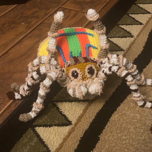 Crochet Pattern Peacock Spider Maratus Volans Crochet Pattern Jumping ...