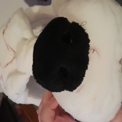Fursuit Nose Pattern and Tutorial Pickable Plush Dog Snout W/ Nostrils ...