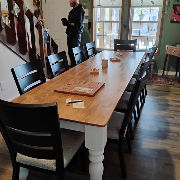 Rustic Dining Table, Farmhouse Table, Reclaimed Wood, Barn Wood - Etsy