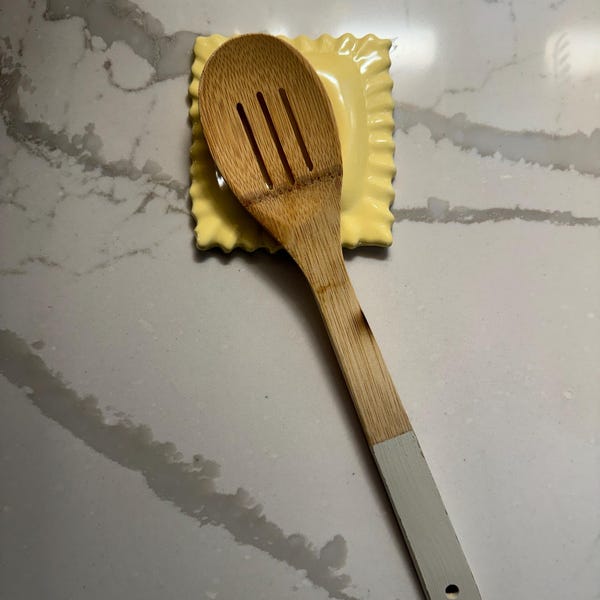 Handmade Ceramic Ravioli Spoon Rest: Kitchen Decor - Etsy