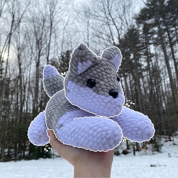 Howl the Wolf (amigurumi Crochet PDF PATTERN - ENGLISH) - Etsy