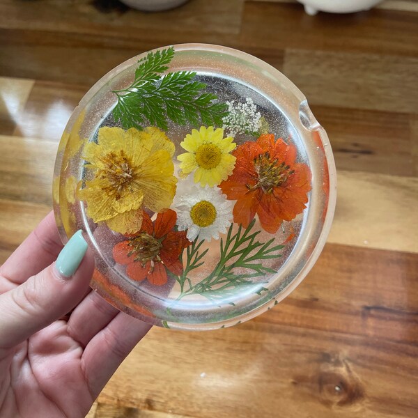 Citrus Resin Hexagon Coasters | Clear Coasters With Dried Fruit | Fruit ...