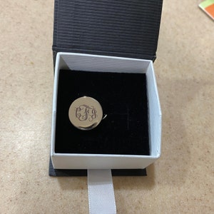 Personalized Tie Pin, Tie Tack, Silver Tie Pin, Engraved Tie Pin ...