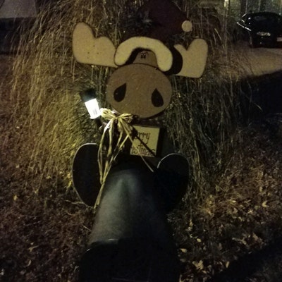 Snowman Mailbox Topper With Solar Light - Etsy