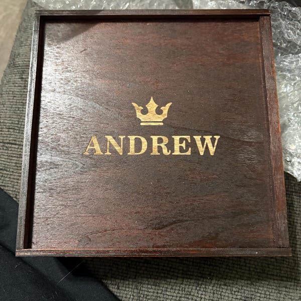 Groomsmen Gifts Box, Empty Personalized Groomsmen Gift Box, Wooden Gift ...